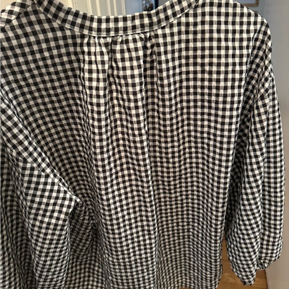 Tops | Checkerd Blouse | Poshmark